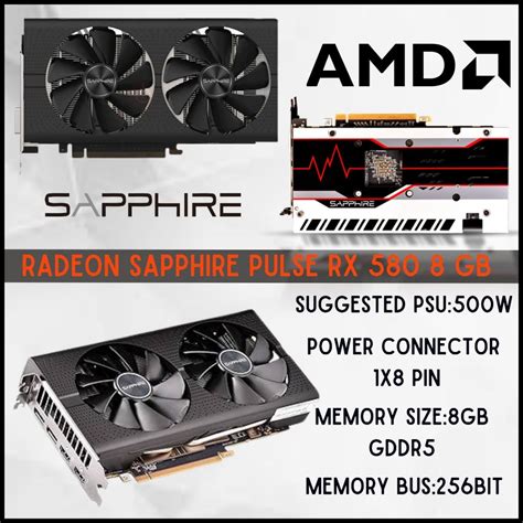 Promotion Used Amd Gpu Ready Stock Radeon Rx Series Sapphire Powercolor Gigabyte Xfx Asus