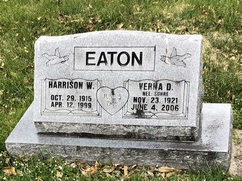 Harrison Watson “harry” Eaton 1915 1999 Memorial Find A Grave