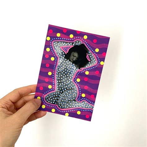 Vintage Nude Postcard Naomi Vona Art