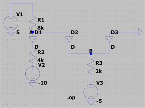 Multiple Diode Circuit Has Several Solutions Which One To Choose Electrical Engineering