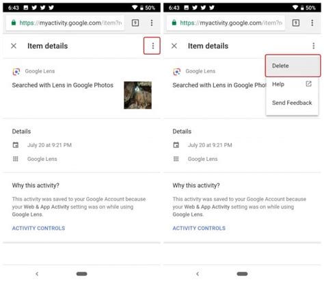 How To View And Delete Google Lens Activity Mashtips