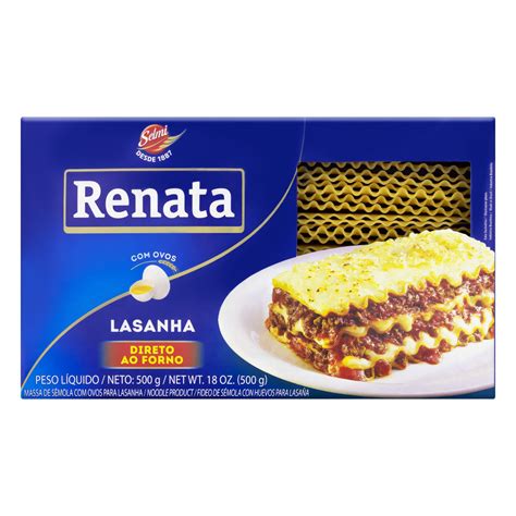Massa Para Lasanha Renata Pacote 500g