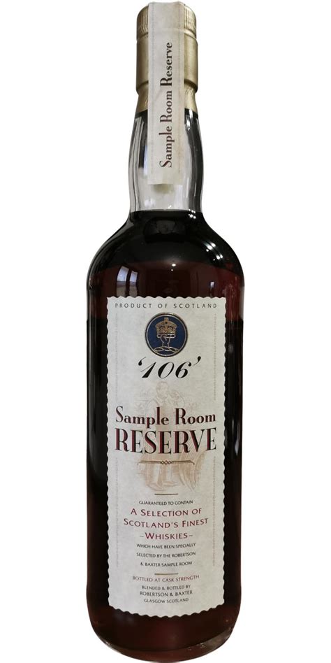 106 Sample Room Reserve Ratings And Reviews Whiskybase