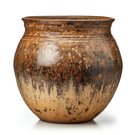 Premium Photo Old Clay Pot Isolated On White Background