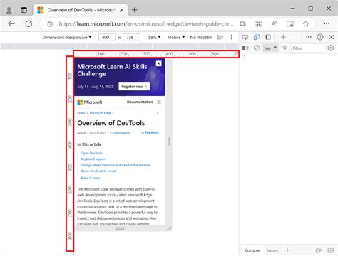 Emulate Mobile Devices Device Emulation Microsoft Edge Developer