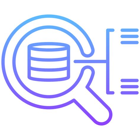 Unstructured Data Generic Gradient Outline Icon