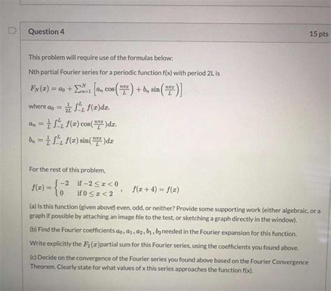 solved question 4 15 pts this problem will require use of