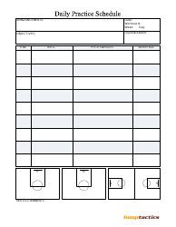 Monthly Practice Schedule Template Download Printable Pdf Templateroller