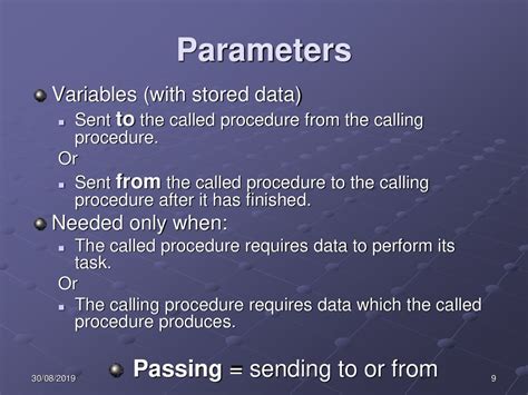 102 Procedures Passing Parameters 3008 Ppt Download