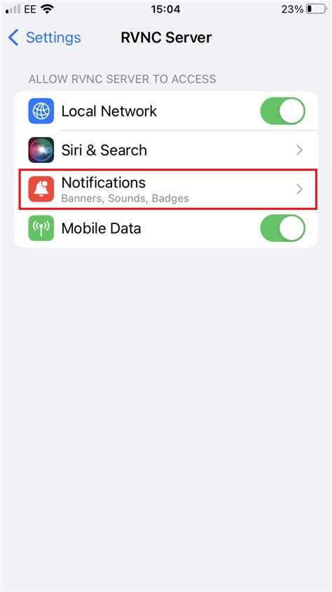 How Do I Enable Notifications For Realvnc Server For Ios Realvnc