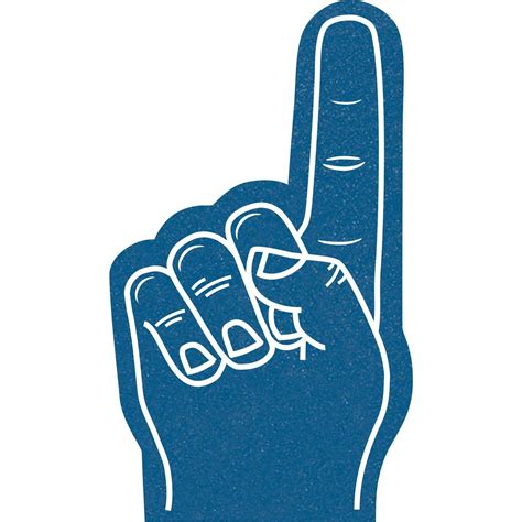 Blank Foam Finger Png
