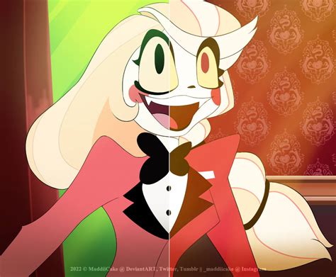 Hazbin Redesign Charlie Morningstar By Maddiicake On Deviantart