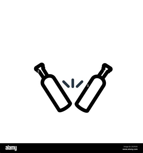 Toast Outline Vector Icon Thin Line Black Toast Icon Flat Vector