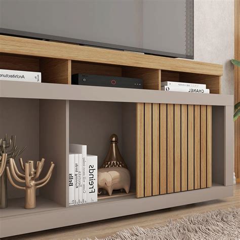 Bancada Para Tvs 55 Polegadas Ripado Palmas Buriti Fendi Carrefour