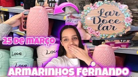 25 DE MARÇO ACHADINHOS PARA O LAR NO ARMARINHOS FERNANDO MUITA
