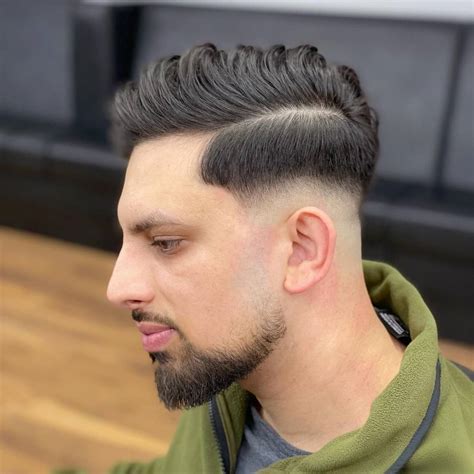 Low Fade Haircut Comb Over