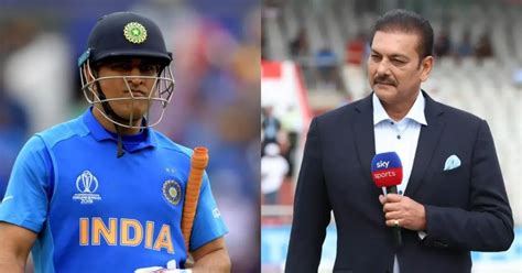 “even The Great Man Ms Dhoni Shed A Tear” Ravi Shastri Reveals Team
