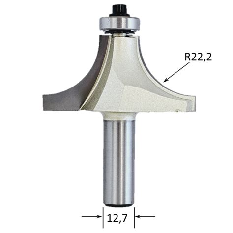 22mm Radius Rounding Over Router Bit S12 7 Scanda