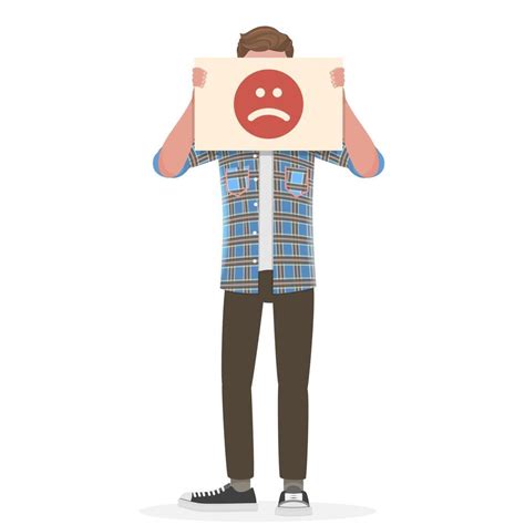 Conceptual Illustrationof Bad Emotion Pessimistic Mood 47304122