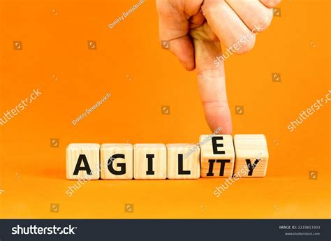 Agile Agility Symbol Concept Words Agile Stock Photo Shutterstock