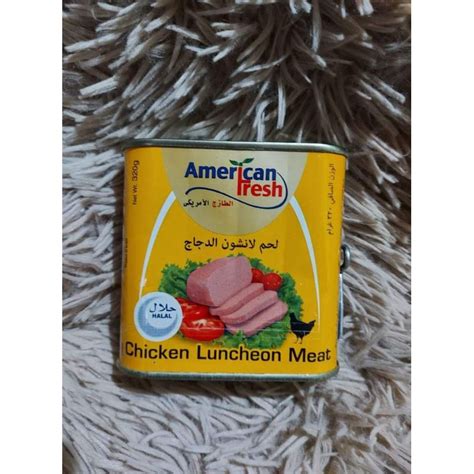 American Fresh Chicken Beef Luncheon Meat 320g Halal Food Shopee