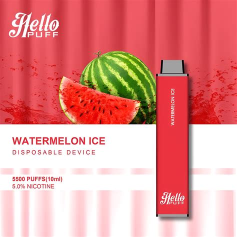 Bulk Wholesale Hello Puff Puffs Disposable Vape Device Pcs Pack Watermelon Ice Best