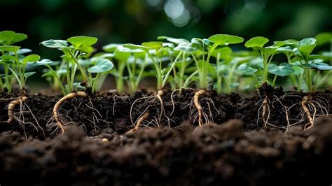 Importancia De La Salud Del Suelo Cerrado De Raíces Vegetales Y