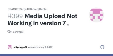 Media Upload Not Working In Version 7 · Issue 399 · Brackets By