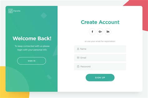 25 Creative Login Registration Forms With Stunning Designs