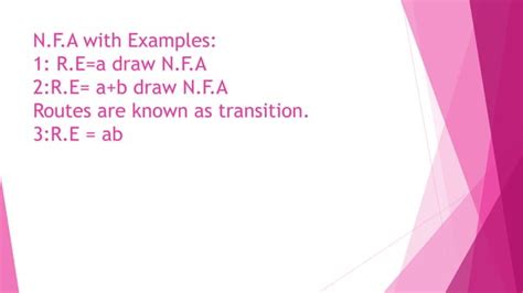 Nfa Non Deterministic Finite Automata By Mudasir Khushik Pptx