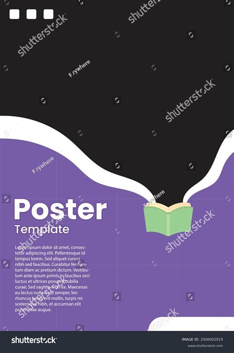 Educational Reading Poster Templates Stock Vector Royalty Free 2506002019 Shutterstock