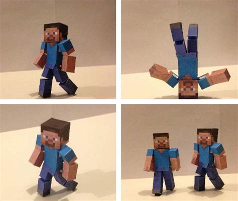 Easy Minecraft Papercraft Bendable Steve Printable Minecraft Porn Sex