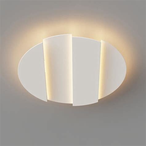 Scandinave LED Plafonnier Blanc Salon Lampe Ronde Intensité Variable K K Éclairage