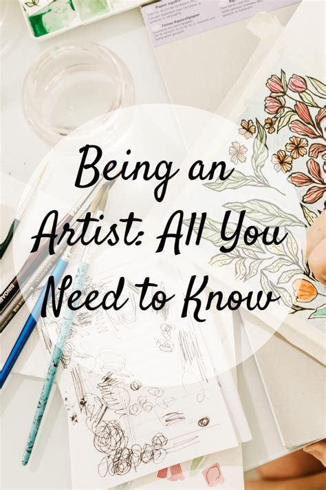 Being An Artist All You Need To Know Mom And More