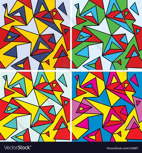 Abstract Fragments Royalty Free Vector Image Vectorstock