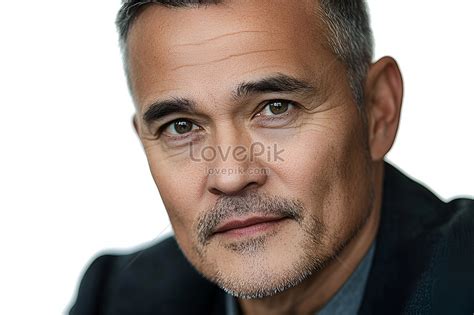 성숙한 남자의 양복과 관계