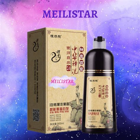Jual Original Shampo Penghitam Rambut Uban Menjadi Hitam Cat Pewarna