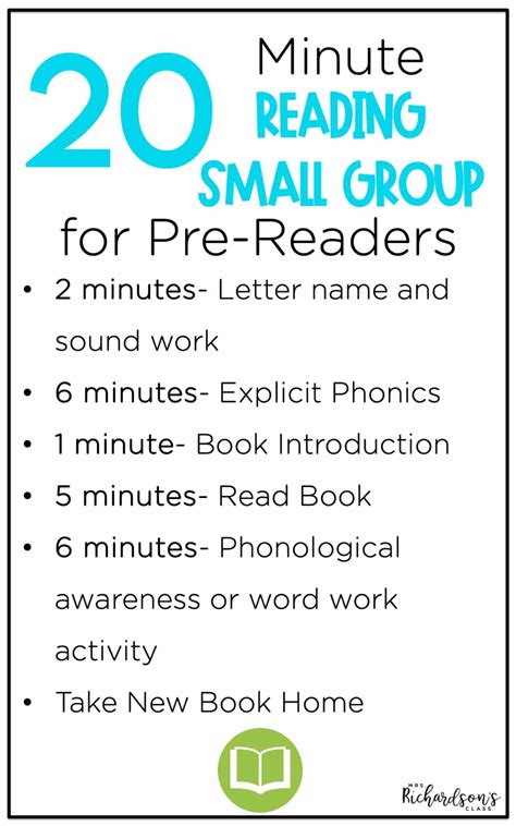 How To Support Pre Readers In Reading Small Groups