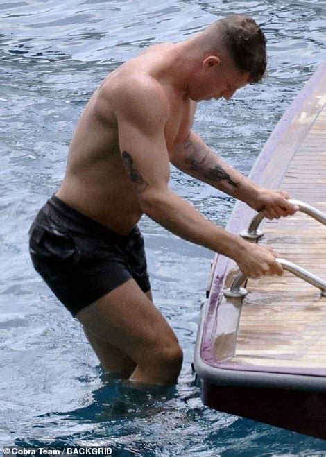 Ross Barkley Swims The Mediterranean With Bikini Clad Girlfriend Katherine Pilkington In Capri