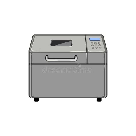 Making Bread Maker Cartoon Vector Illustration Stock Illustration Illustration Of Bread Color