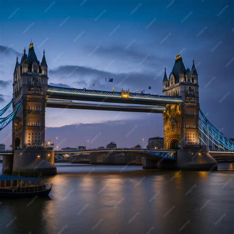 Premium Photo London Tower Bridge Night View