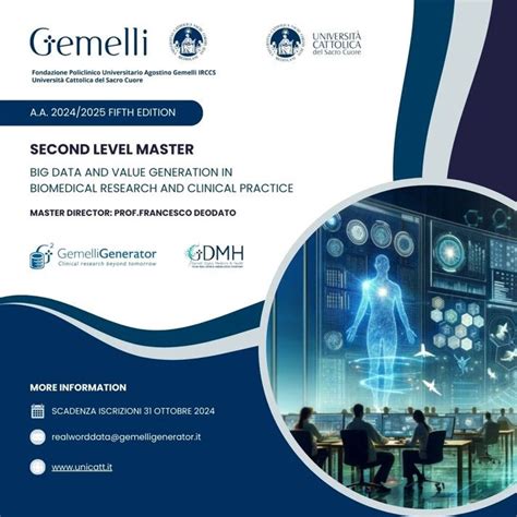 Datascientist Medicalresearch Bigdata Realworldevidence Masterinbigdata Healthcare