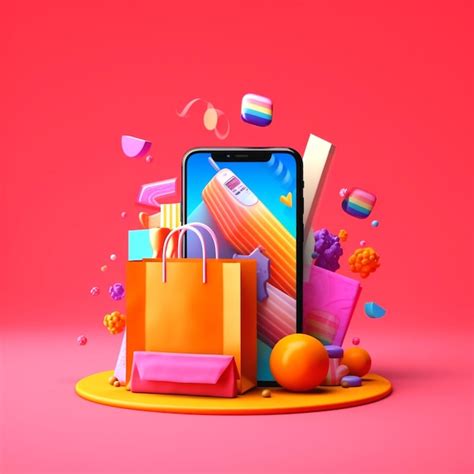 Premium Ai Image Background For Shopping