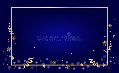 Feliz Año Nuevo Y Fiesta Navideña Fondo Azul Navidad Navideña Resumen