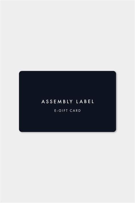 Assembly Label T Cards Assembly Label