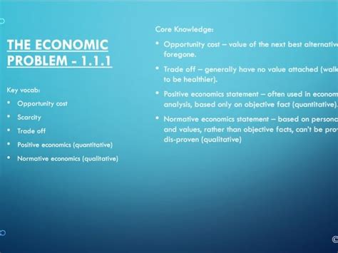 Edexcel A Level Economics B Revision Powerpoint Teaching Resources