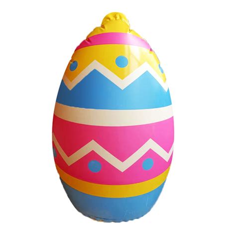 16 Inch Inflatable Easter Eggs Outdoor Decorationslarge Colorful