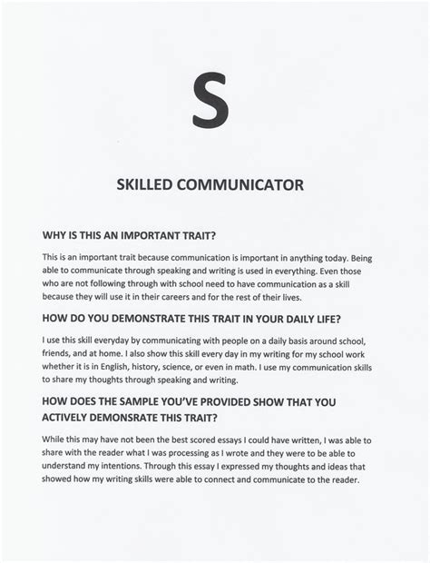 Skilled Communicators Macies Senior Portfolio