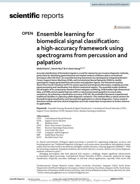 Pdf Ensemble Learning For Biomedical Signal Classification A High