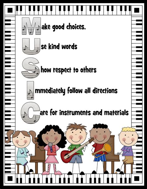 Classroom Rules Poster Music Classroom Music Teachers Vrogue Co